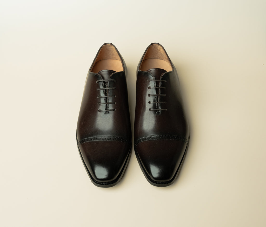 Cranford – Luxury Vintage Brown Wholecut Cap-Toe Oxford Shoes | The ...