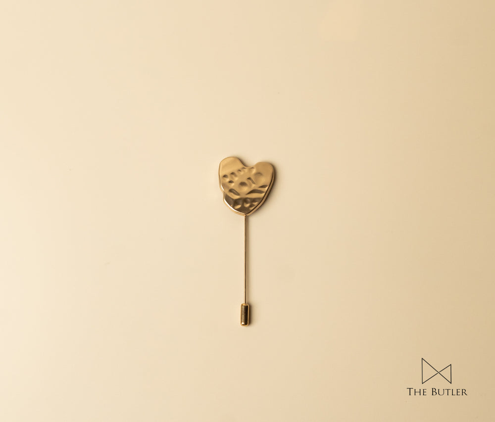 Alastair Gold Metal Lapel Pin – The Butler