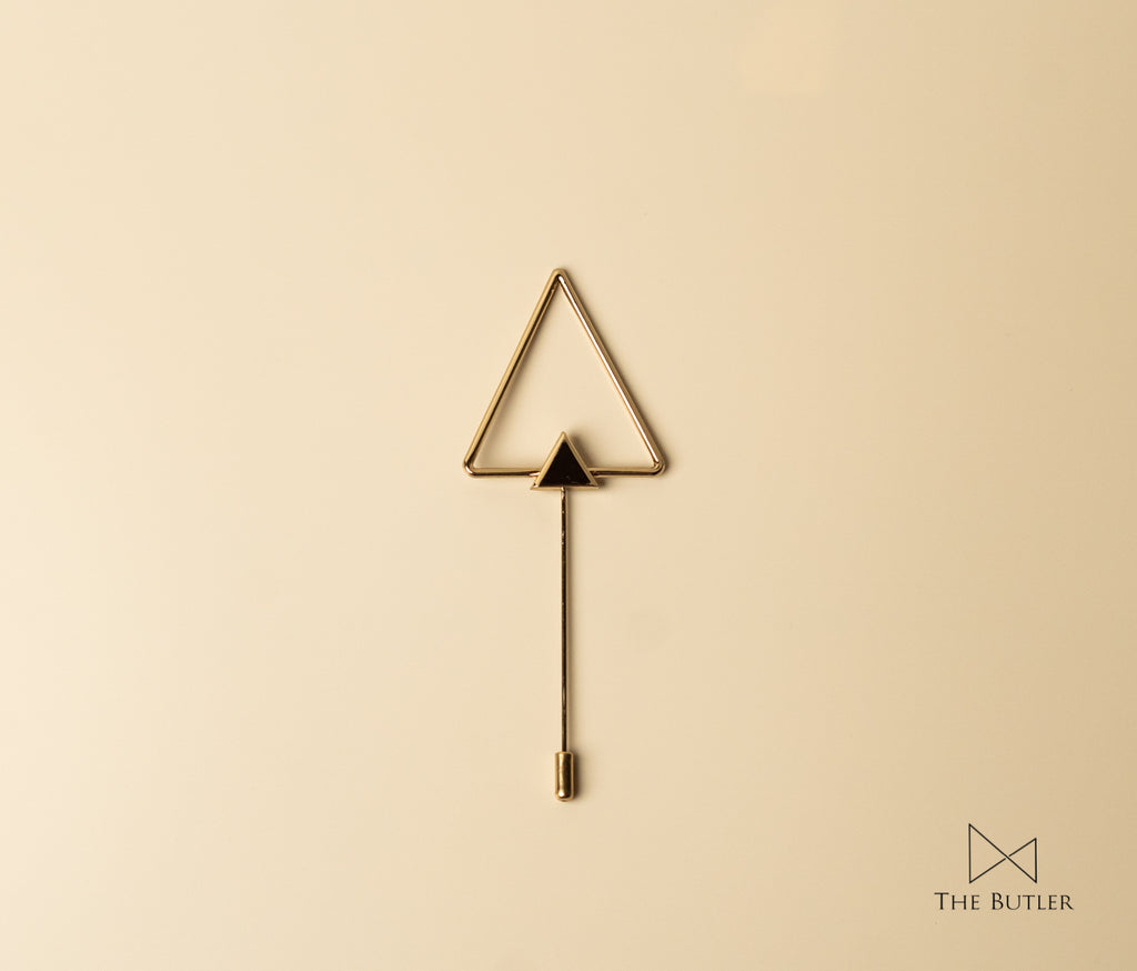 Gold Arrow Metal Lapel Pin – The Butler